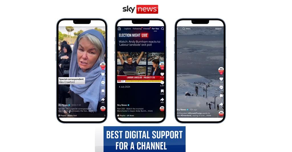 Best Digital Support for a Strand, Channel or Genre: Sky News Digital ...