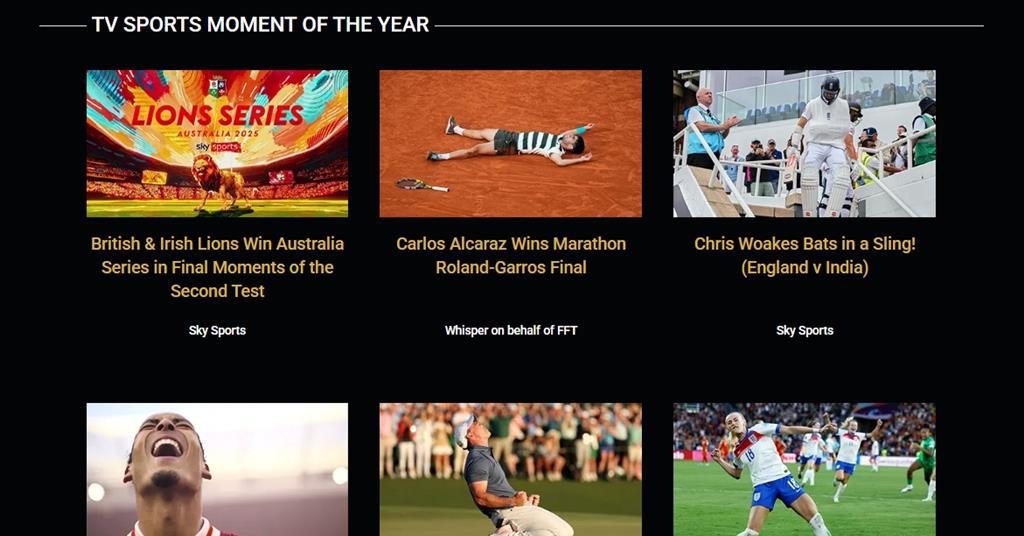 Broadcast Sport Awards 2025: Vote for your TV Sports Moment of the Year ...