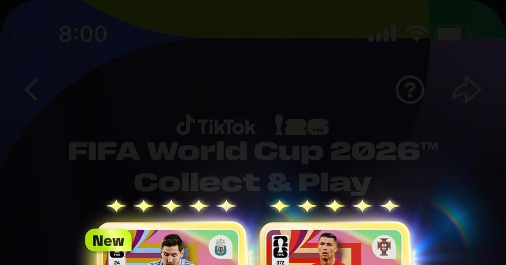TikTok partners with Panini to launch World Cup digital cards | News ...