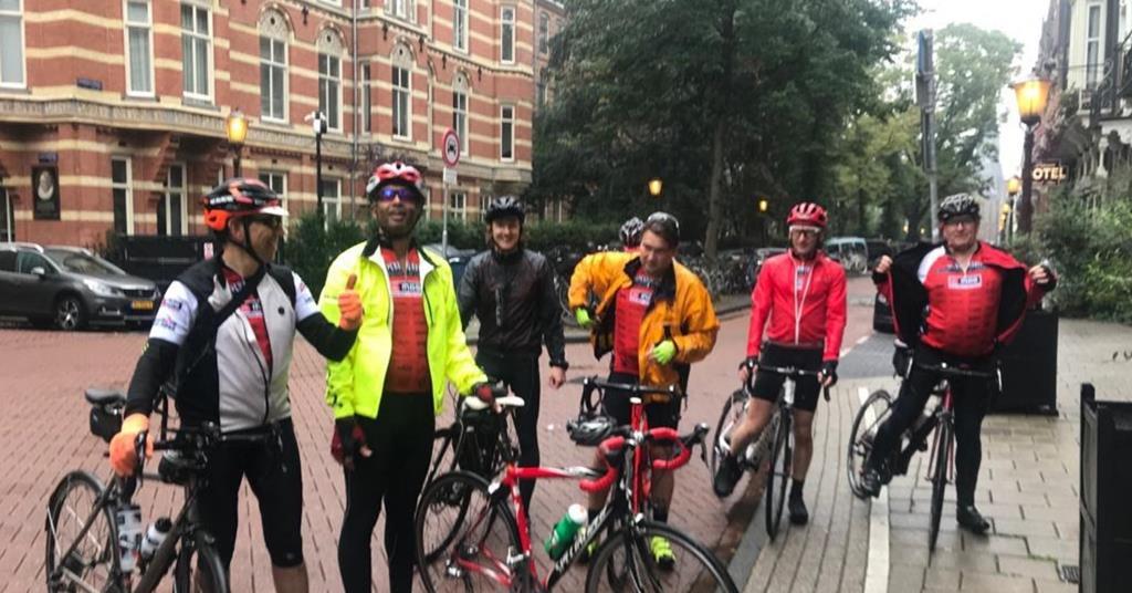 Superhero cyclists raise £27,000 on ride to IBC | News | Broadcast