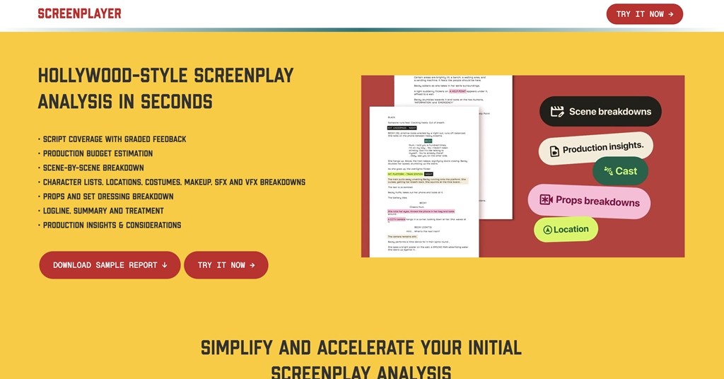 Screenplayer expands AI script analysis to feature length films | News ...