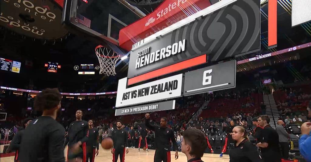 NBA team broadcasts AR graphics from handheld camera | News | Broadcast