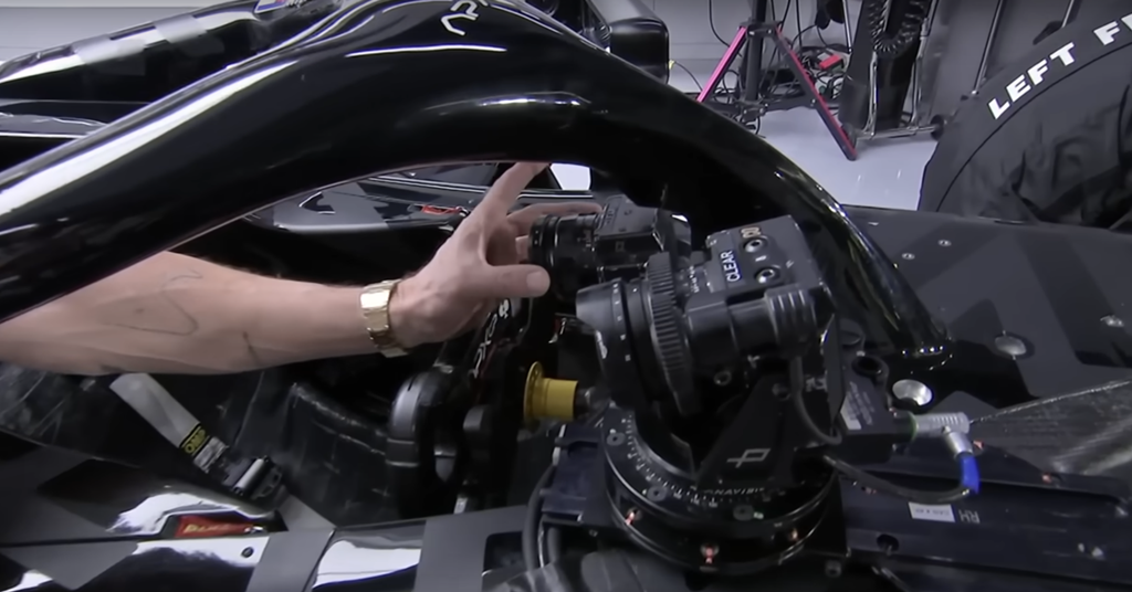 Brad Pitt takes Sky Sports on tour of his APX GP car | News | Broadcast Brad Pitt takes Sky Sports on tour of his APX GP car | News | Broadcast