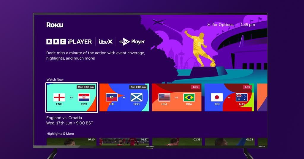 Roku UK launches Football Zone for FIFA World Cup 2026 | News | Broadcast