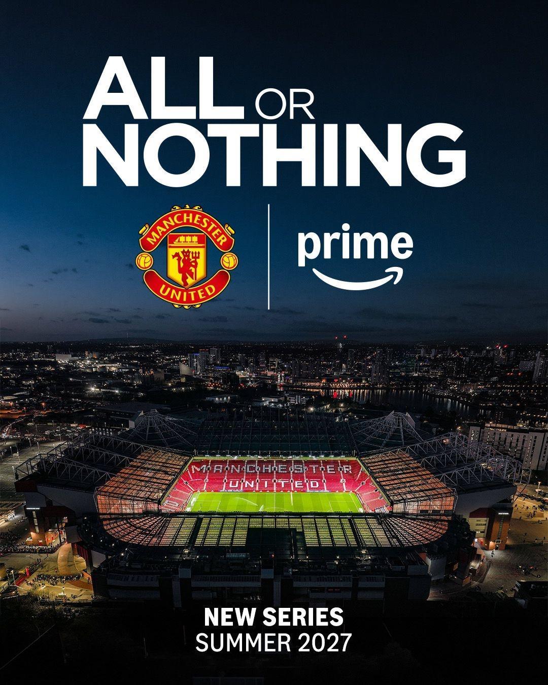 Prime Video announces All Or Nothing: Manchester United | News | Broadcast