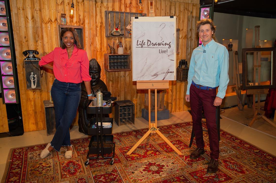 Life Drawing Live set for BBC2 & BBC4 | News | Broadcast
