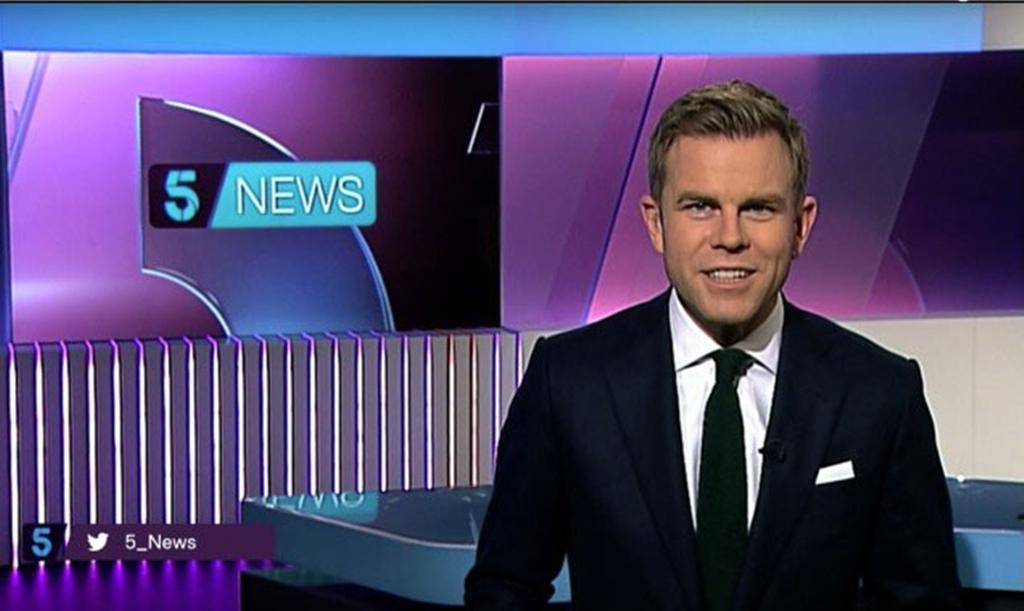 5 News unveils new-look studio after moving to ITN | News | Broadcast