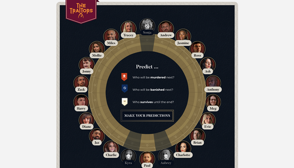 BBC unveils The Traitors online game | News | Broadcast