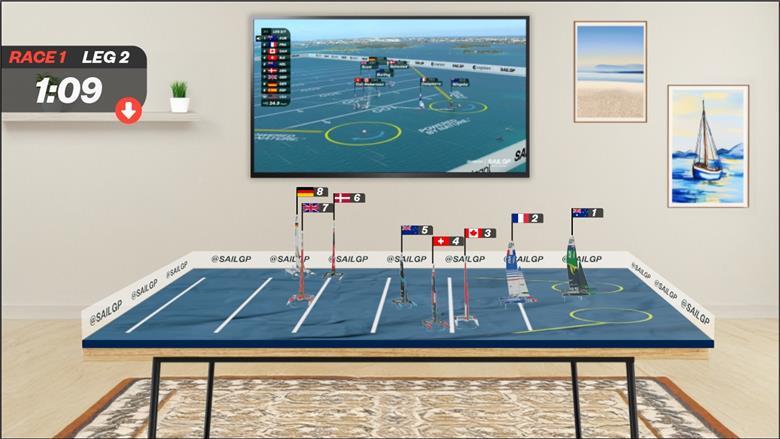 SailGP launches real-time VR 3D tabletop viewer | News | Broadcast